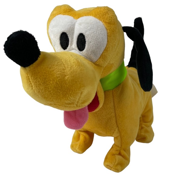 Disney | Toys | Disney Baby Pluto Animated Walking Barking Plush ...